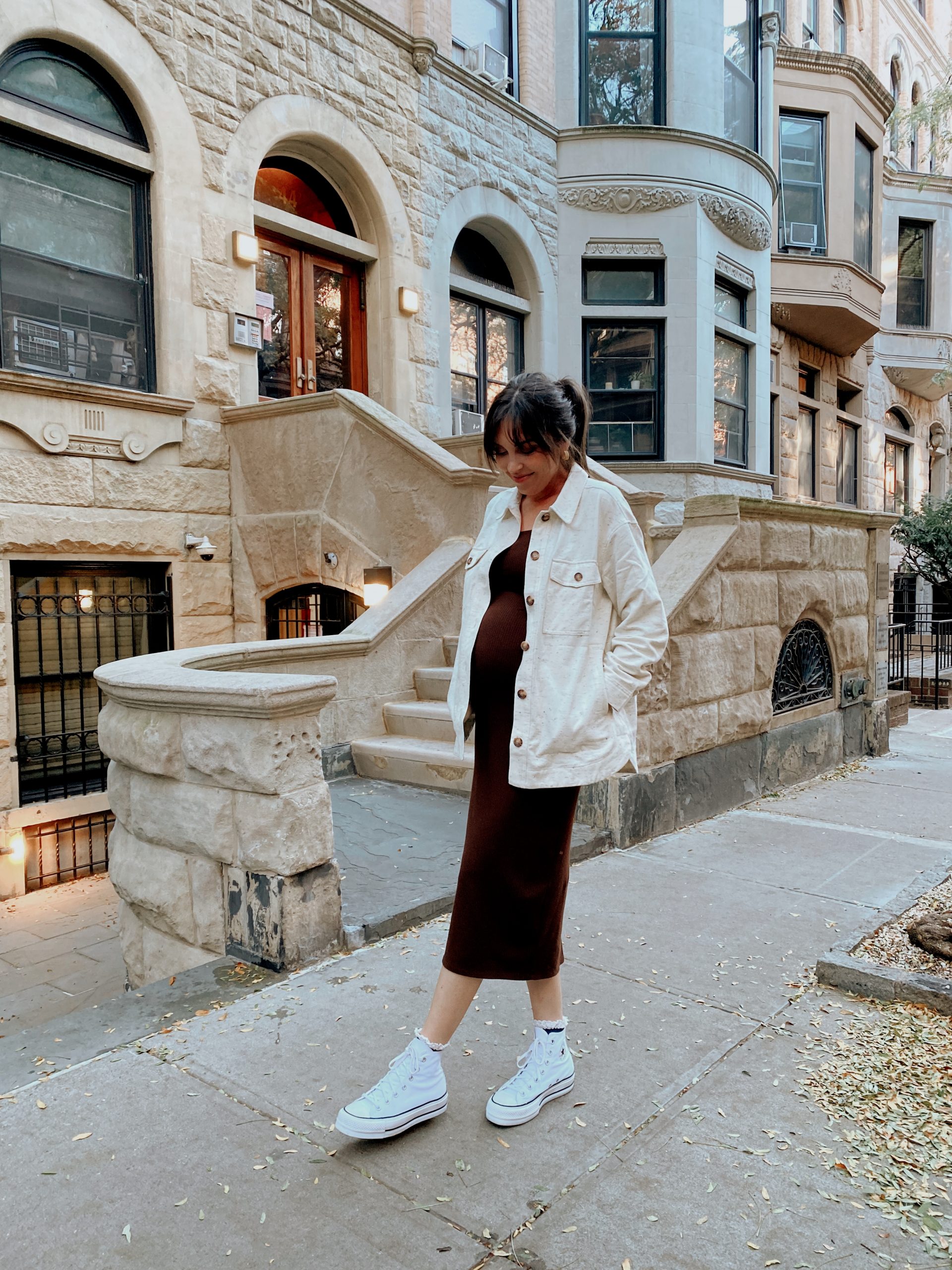 Bump-Friendly Fall Outfits- Pretty in the Pines