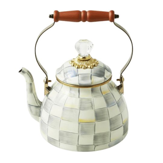 MacKenzie Childs Tea Kettle - Pretty in the Pines