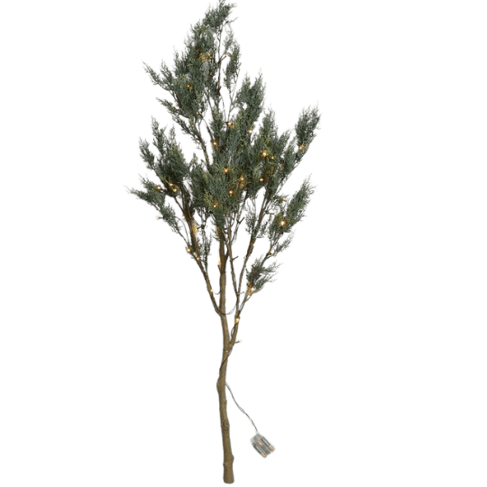 Pre-Lit Juniper Branch - Pretty in the Pines